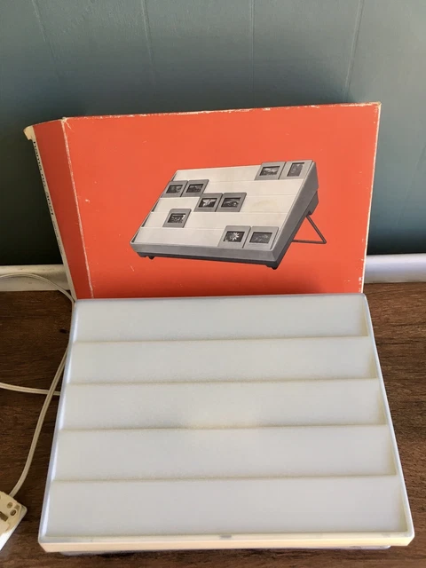 HAMA 3621 SLIDE Sorter Viewer Light Up Display Box Vintage Made In ...