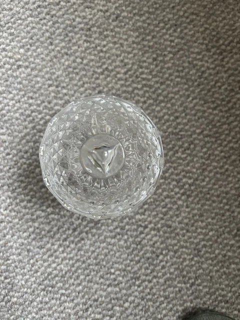 GENUINE LEAD CRYSTAL Bowl With Lid £15.00 - PicClick UK