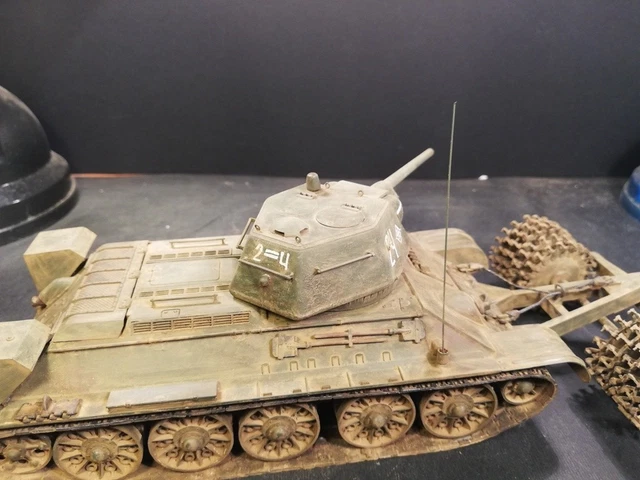 1/35 MODEL WWII Built Russian T34 76mm Mine Roller £40.00 - PicClick UK
