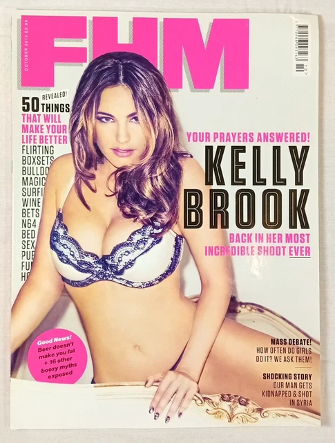Fhm Mens Magazine October 2012 Sexy Girl Model Kelly Brook Picture On 8480