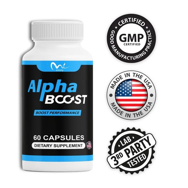 ( 6 PACK ) Alpha Boost Advanced Supplement for Men with Natural ...