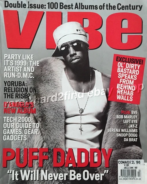 Puff Daddy Vibe Magazine Dec Jan 99 Rare Vintage Urban Music