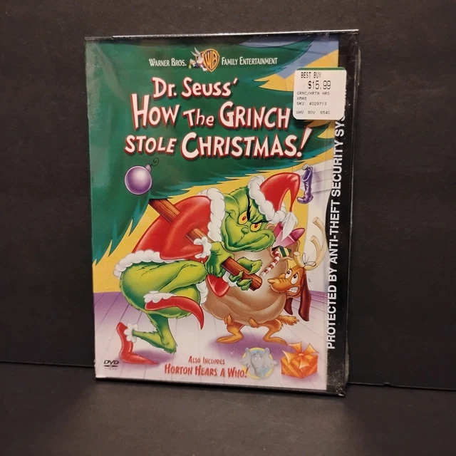 HOW THE GRINCH Stole Christmas (DVD, 2000) Factory Sealed Dr. Seuss New ...