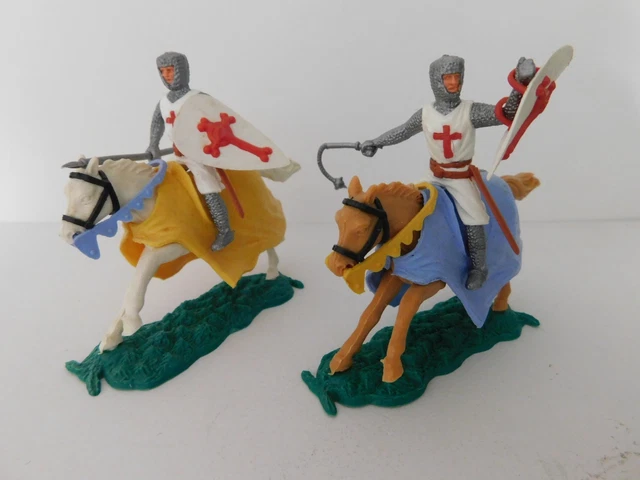 TIMPO CRUSADERS ON Horse Back From The 1970s £25.95 - PicClick UK