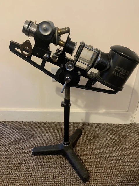 VINTAGE FLATTERS AND Garnett Microprojector / Projection Microscope £ ...