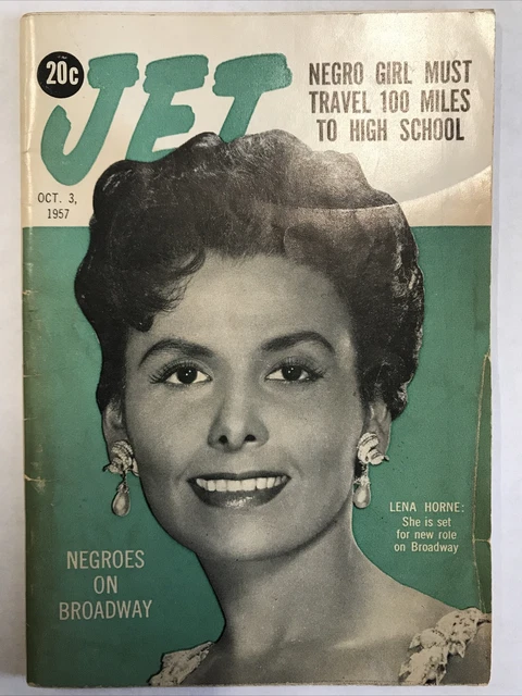 JET MAGAZINE- OCTOBER 3 1957-Lena Horne New Broadway Role £31.59 ...