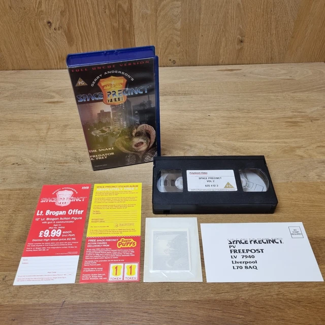 SPACE PRECINCT VHS Video Tape Gerry Anderson The Snake & Predator ...