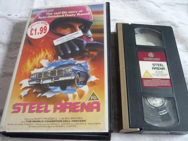 UK PAL VHS video big box steel arena EUR 28,12 - PicClick FR