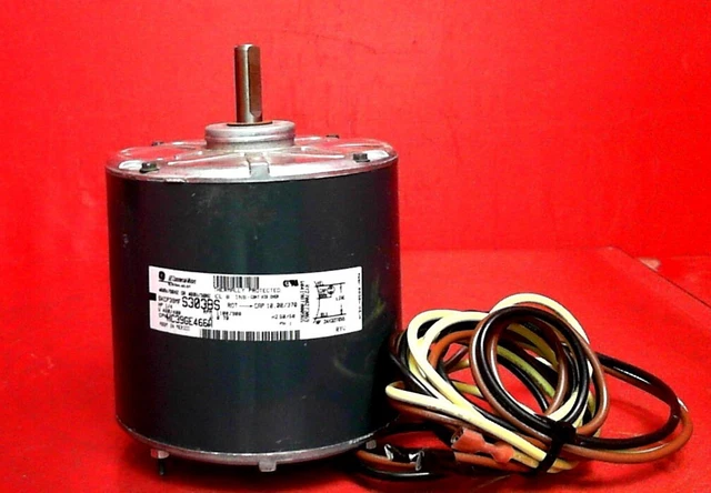 GENERAL ELECTRIC Condenser Fan Motor 1/4 HP 400-460v 5KCP39MFS303BS £ ...