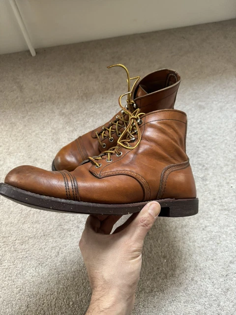 RED WING IRON Ranger 8112 Size 8uk Brown £99.99 - PicClick UK
