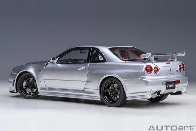 AUTOART 1/18 NISMO R34 GT-R Z-tune Z-tune silber Fertigprodukt EUR 272 ...