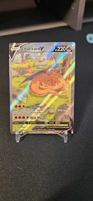 CHARIZARD V SWSH260 Alternate Art Full Art Holo Promo Pokemon Card New ...