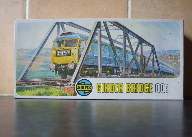 AIRFIX HO/OO SCALE Railway Girder Bridge. Unmade plastic model kit £7. ...
