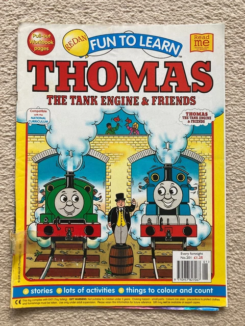THOMAS THE TANK Engine Fun to Learn Magazine Issue 201 From 1999 With ...