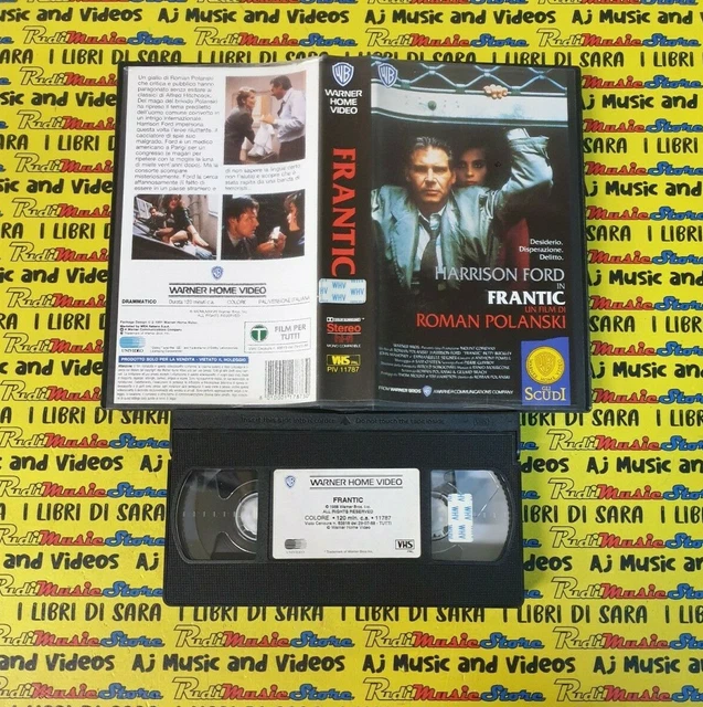 VHS*FILM FRANTIC 1988 Harrison Ford Roman Polanki WARNER HOME PIV 11787 ...
