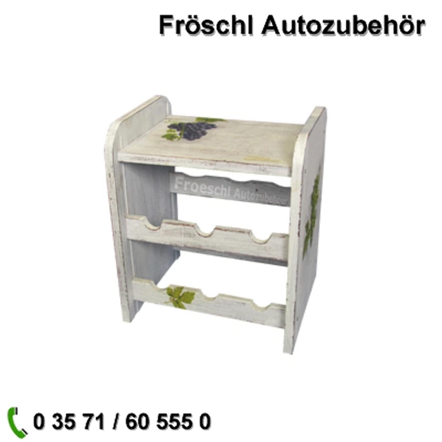 WEINBOARD WEINREGAL WEINSTÄNDER Weinschrank für 6 Flaschen Landhausstil Regal c* EUR 60,02 ...