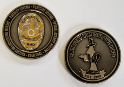 LAPD ROBBERY HOMICIDE Division Rhd Challenge Coin 2 Inch Coin £18.33 ...