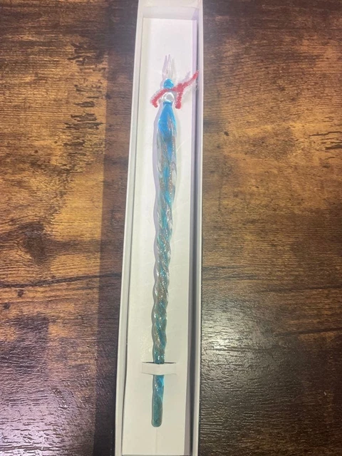 GLASS PEN BLUE Twist Design $119.03 - PicClick AU