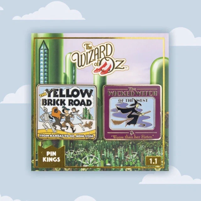 PIN KINGS OFFICIAL Wizard of Oz Yellow Brick Road Wicked Witch Set 1.1 ...