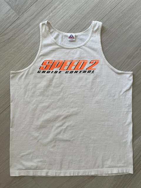 VINTAGE 1997 SPEED 2 Keanu Reeves Sandra Bullock Promo Movie Tank Top ...