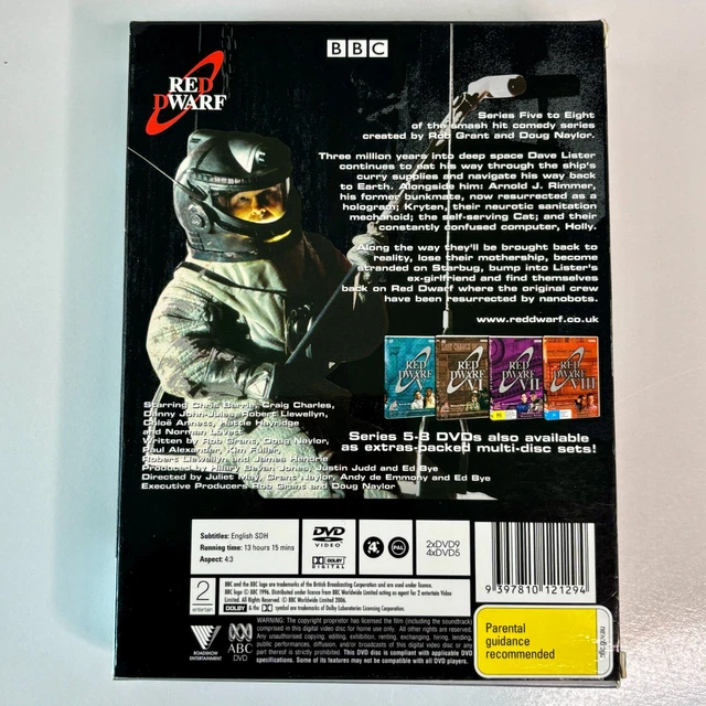 RED DWARF JUST The Shows Volume 2 DVD Region 4 PAL Tracked Postage $29.99 - PicClick AU