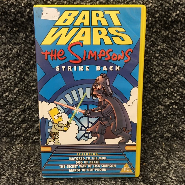 VHS VIDEO TAPE Bart Wars The Simpsons Strike Back PAL 4 Episodes 1999 ...