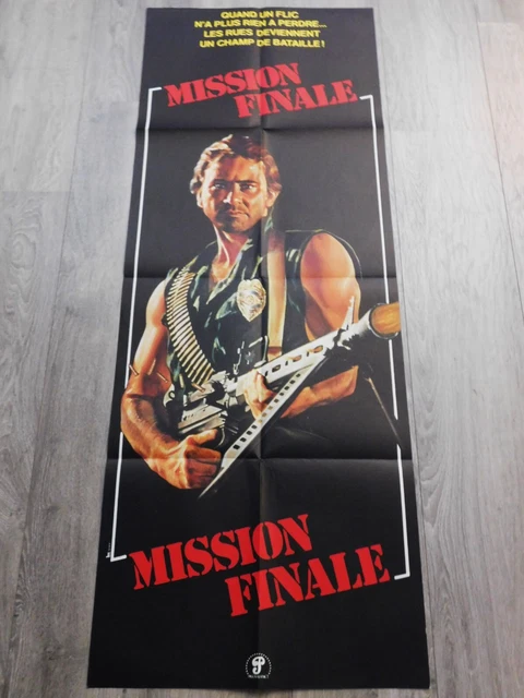 MISSION FINALE AFFICHE ORIGINALE 60x160cm 23"63 1984 Cirio H. Santiago ...