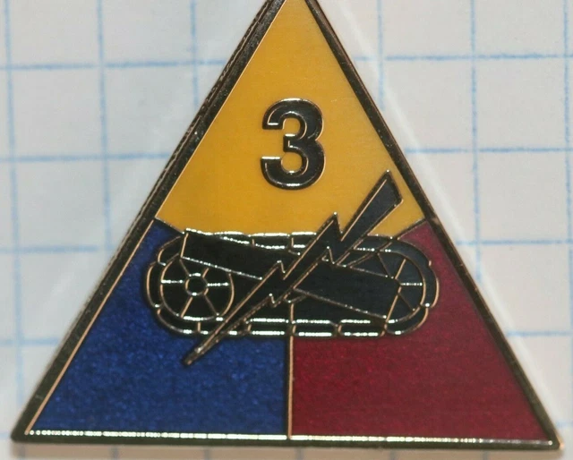 US ARMY WWII Type 3Rd Armoured Armored Division Crest Di £9.00 ...