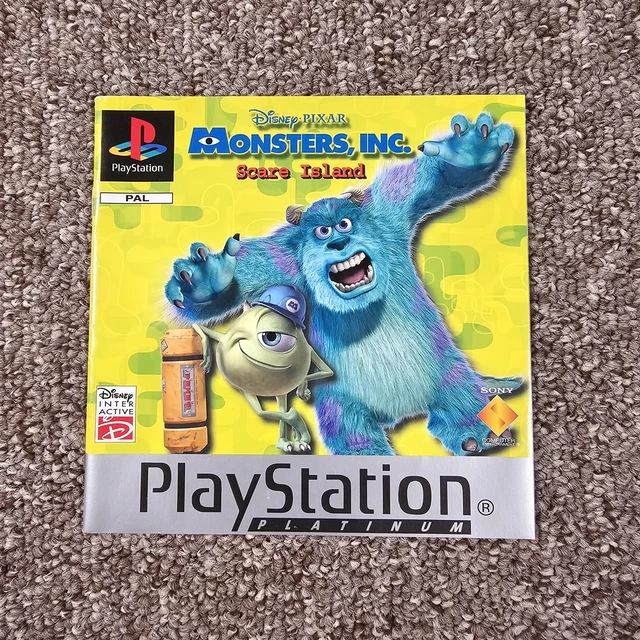 MONSTER INC. - Scare Island - Sony Playstation PS1 - Manual Only - PAL ...