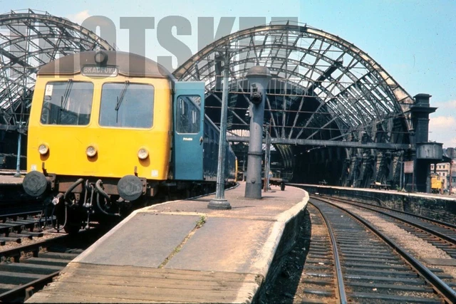 35MM SLIDE BR British Railways Diesel DMU Class 105 Bradford Exchange ...