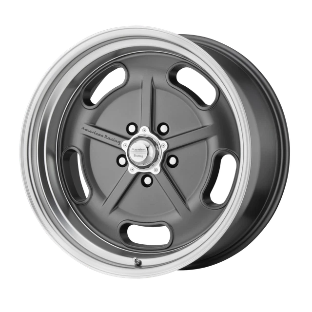 20X8 AMERICAN RACING VN511 SALT FLAT Mag Gray Dmnd Cut Lip Wheel 5x5 ...