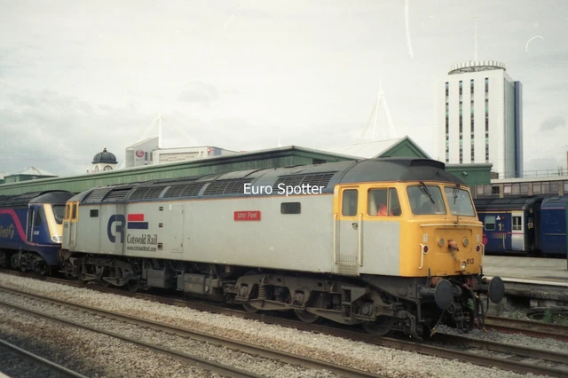 B213 35MM NEGATIVE British Railways Class 47 47813 @ Cardiff £2.54 ...