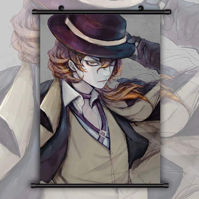BUNGOU STRAY DOGS Nakahara Chuuya HD Print Wall Poster Scroll Home ...