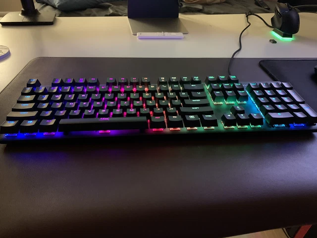 HYPERX ALLOY ORIGINS RGB (HX-KB6RDX-US) Mechanical Gaming Keyboard Red ...