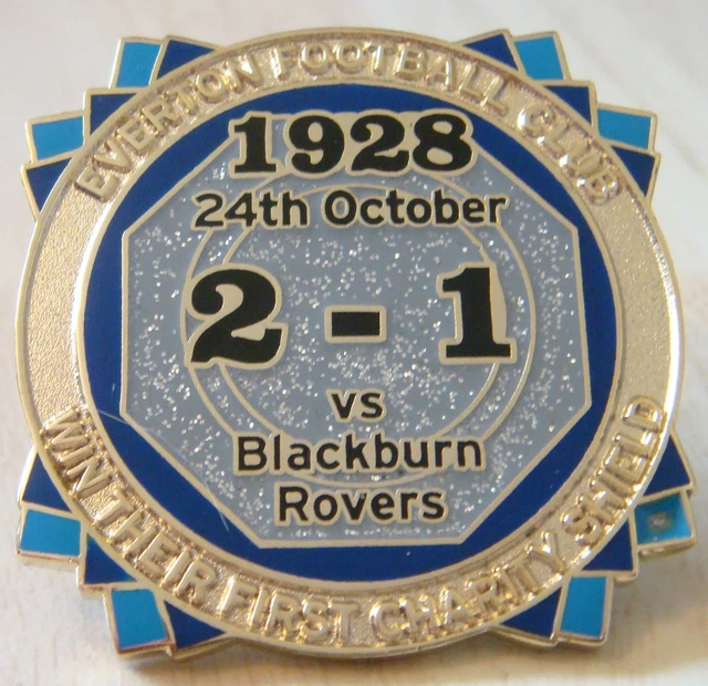 EVERTON V BLACKBURN ROVERS Victory Pins CHARITY SHIELD Badge Maker ...