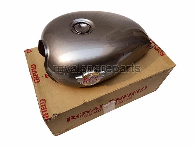 GENUINE ROYAL ENFIELD Interceptor 650 Silver Spectre Fuel Gas Petrol ...