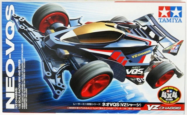 TAMIYA NEO-VQS MINI 4wd 1:32 Model Kit Motorized Car VZ Chassis Buggy ...