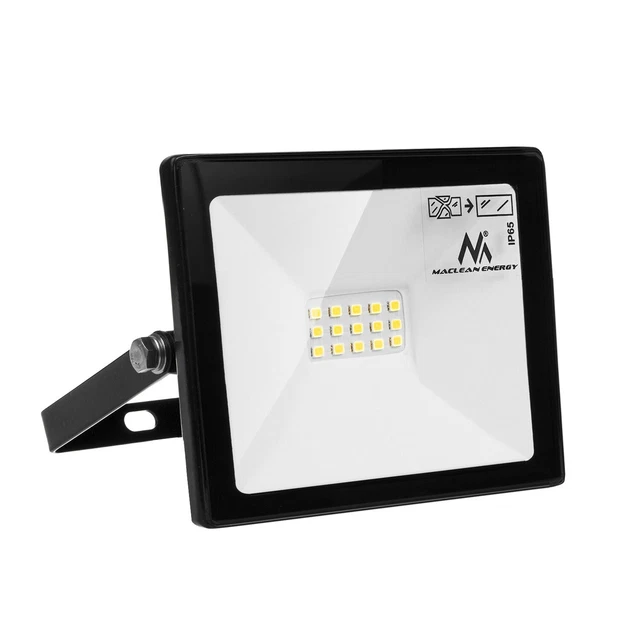 LAMPADA ALOGENA IP65 10W SLIM FLOODLIGHT Riflettore LED sottile 10W ...