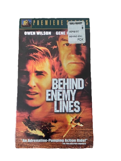 BEHIND ENEMY LINES Owen Wilson & Gene Hackman (VHS, 2002) Premier ...