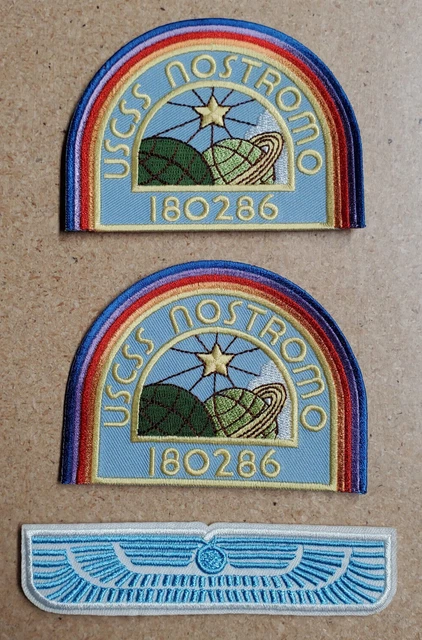 ALIEN MOVIE- USCSS Nostromo Dallas Uniform Patch Set of 3 (ALPA-Set-3 ...