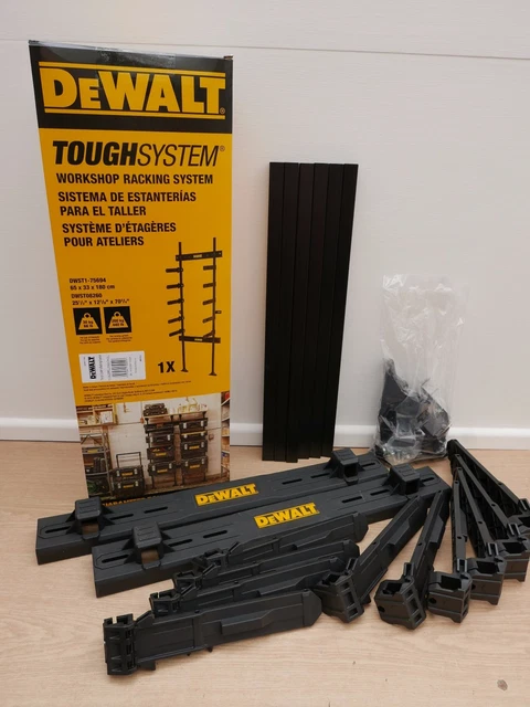 PAIR OF DEWALT Tough System Workshop Racking Sets Dwst1 75694 £219.89 ...