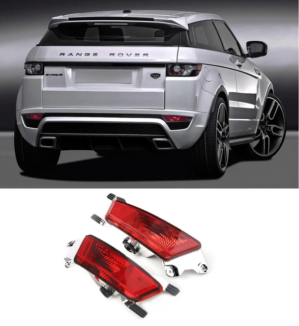 RANGE ROVER EVOQUE Pure Prestige Dynamic Rear Fog Lamp Lights Set Red £ ...