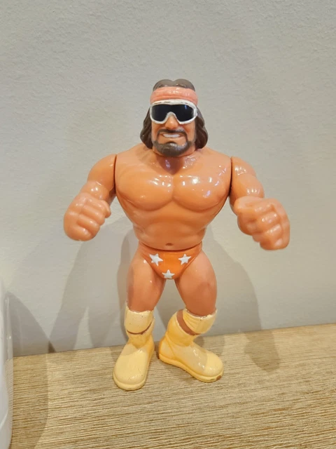 MACHO MAN RANDY Savage WWF WWE Hasbro Action Figure Wrestling LJN $60. ...
