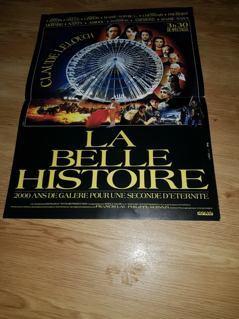 AFFICHE DE CINÉMA d'époque du film: LA BELLE HISTOIRE de 1992 (40x60cm) EUR 12,00 - PicClick FR