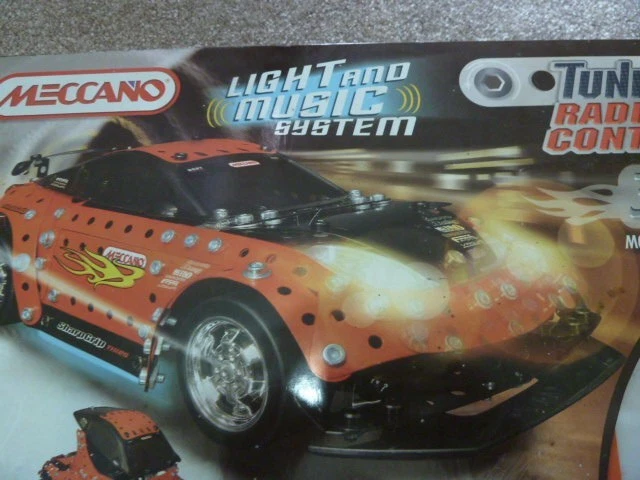 MECCANO RADIO CONTROL Car 8950 Light and Music 3 Models In 1 RARE ...