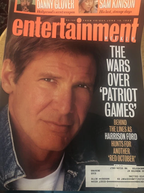 ENTERTAINMENT WEEKLY JUN 12 1992 Harrison Ford Danny Glover Sam Kinison ...