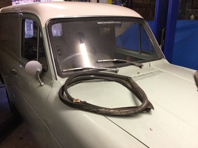 FORD ANGLIA / Thames 307e Front windscreen rubber with ears £115.00 ...
