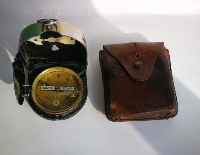 VINTAGE ORIGINAL BEZARD Compass WW2 German Military Bussole With ...