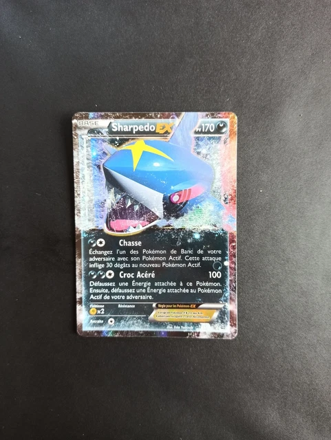 CARTE POKÉMON SHARPEDO EX 91/160 - Primo Choc - FR EUR 8,90 - PicClick IT