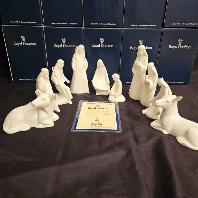 THE CHRISTMAS STORY, Royal Doulton Images, Limited Edition Nativity Set ...